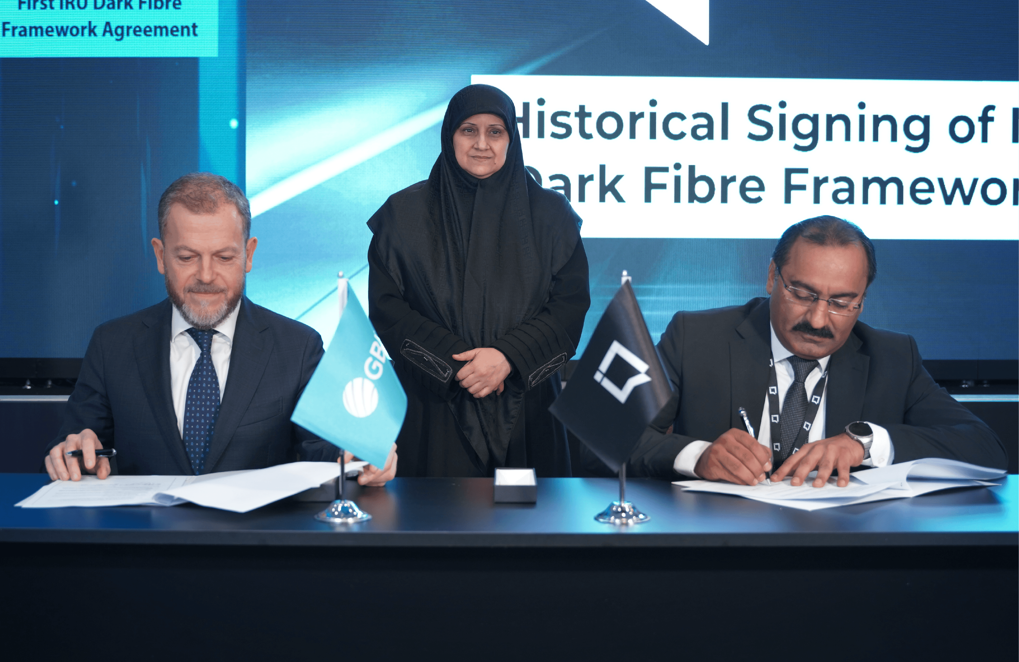 iQ Networks and GBI Signed Iraq's First IRU Dark Fibre Framework Agreement